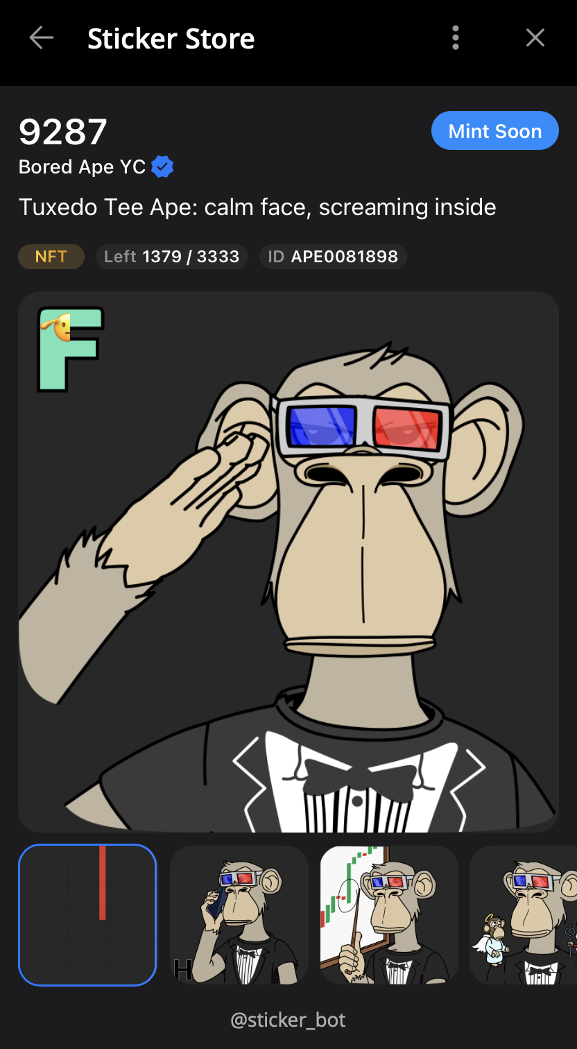 The First NFT Sticker Store in Telegram! by Open Builders (NOT) and DOGS